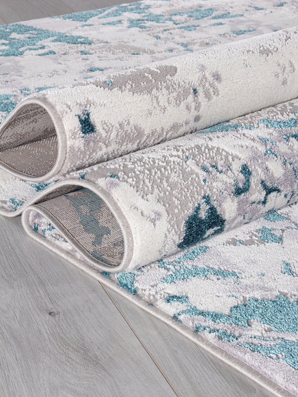 Ковер, Прямоугольник, Бирюзовый, Современный, на пол, в гостиную, спальню, в ассортименте (160 см. на 229 см.)