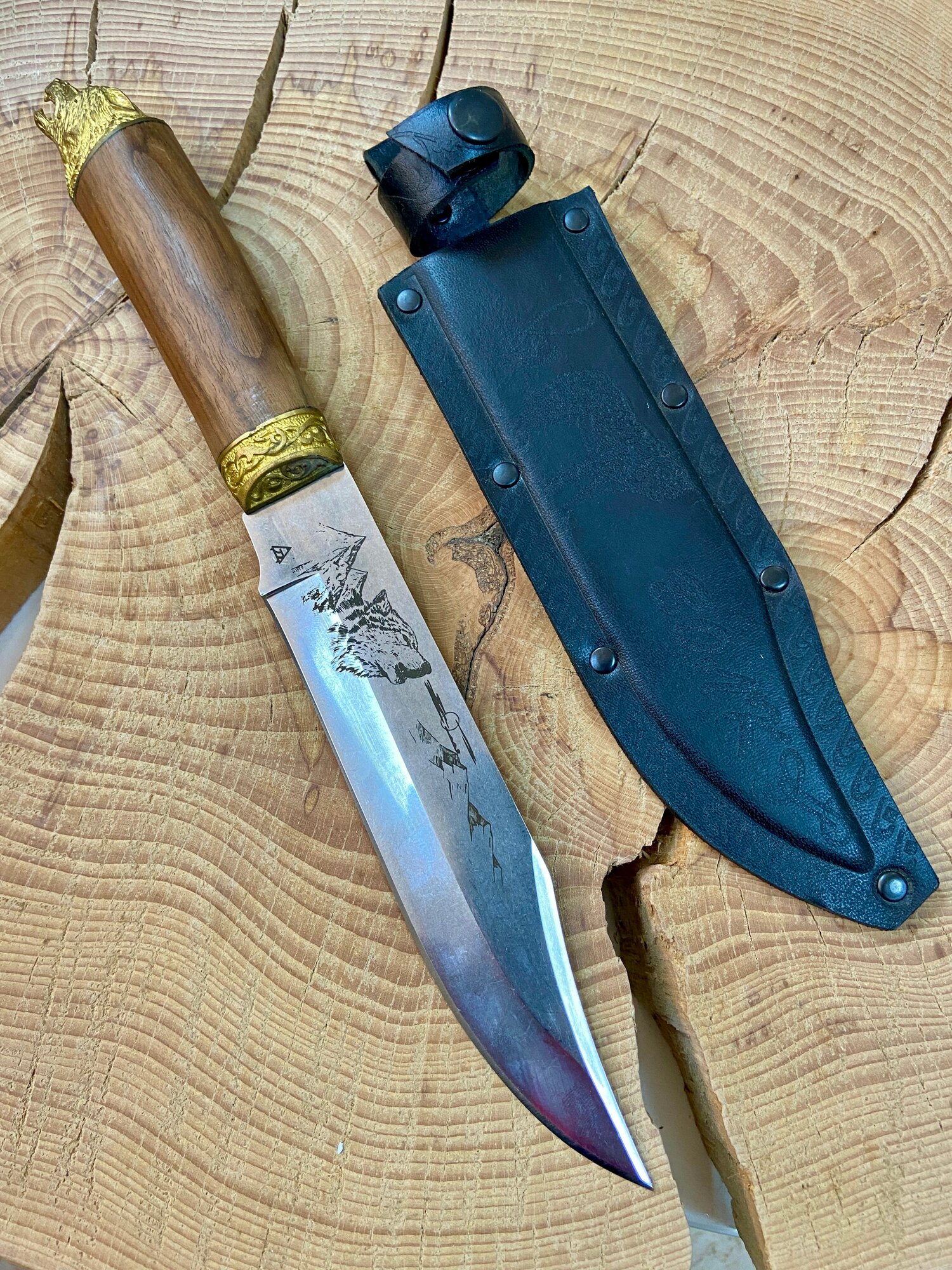 Нож разделочный "Волк", Дагестан