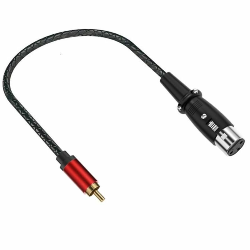 Переходник XLR мама на RCA папа, 30cm - Прямая голова