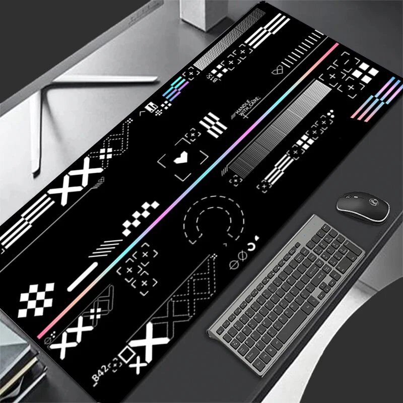 Игровой Коврик Для Мыши XXL, Нескользящий, Резиновый, Для Компьютера И Клавиатуры, Большой, 600x300 Мм, 800x300 Мм, 900x400 Мм