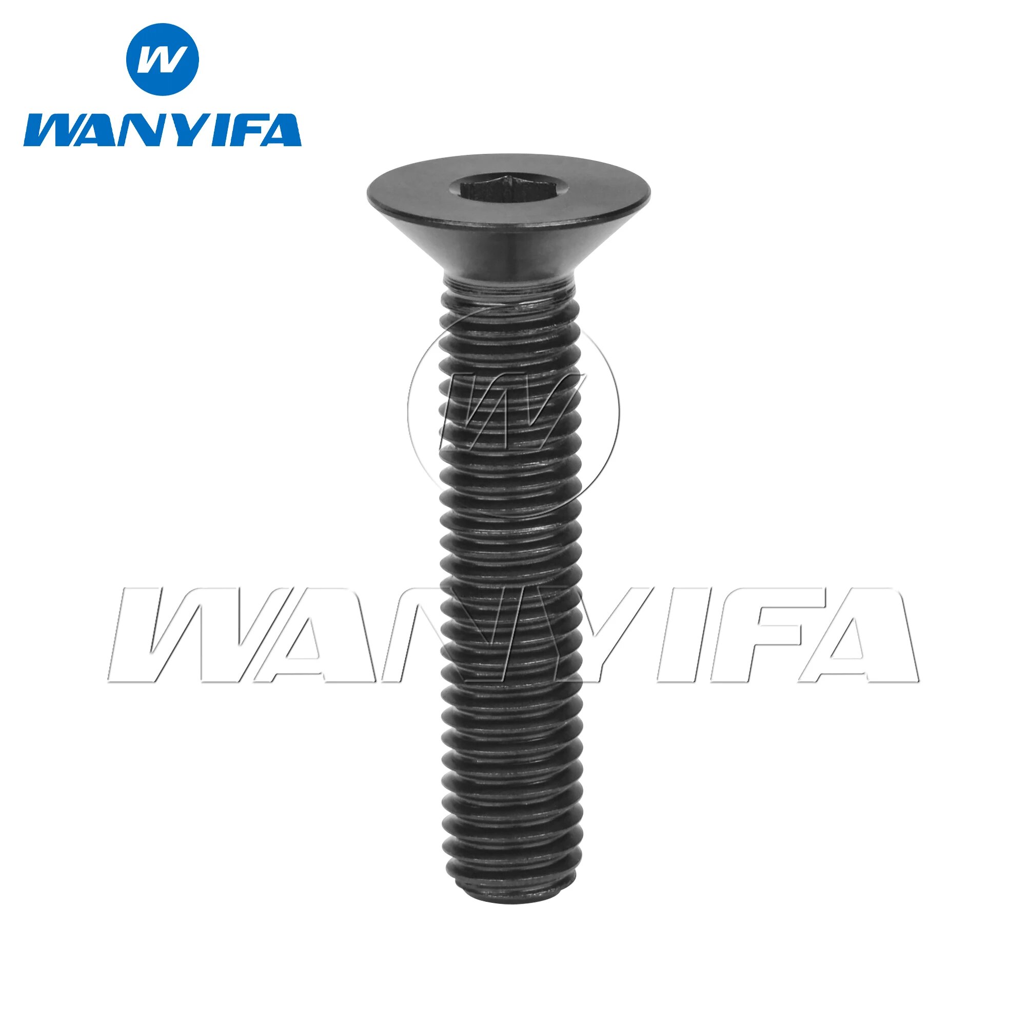 Титановые болты Wanyifa M8x25 Black DIN7991