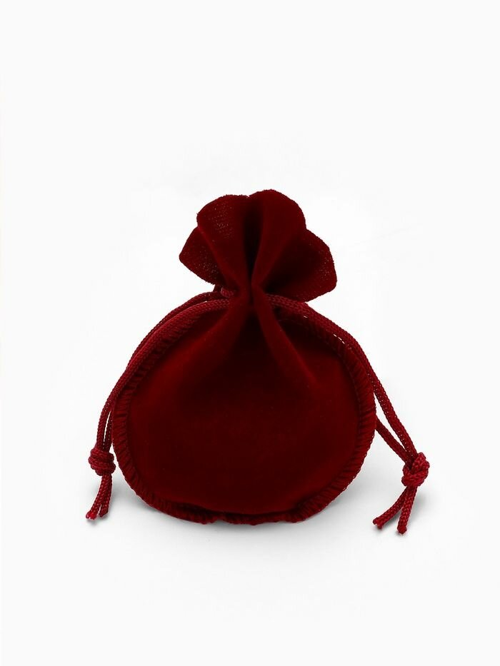 Набор мешочков бархатных набор 100 шт. 7 9, бордовый