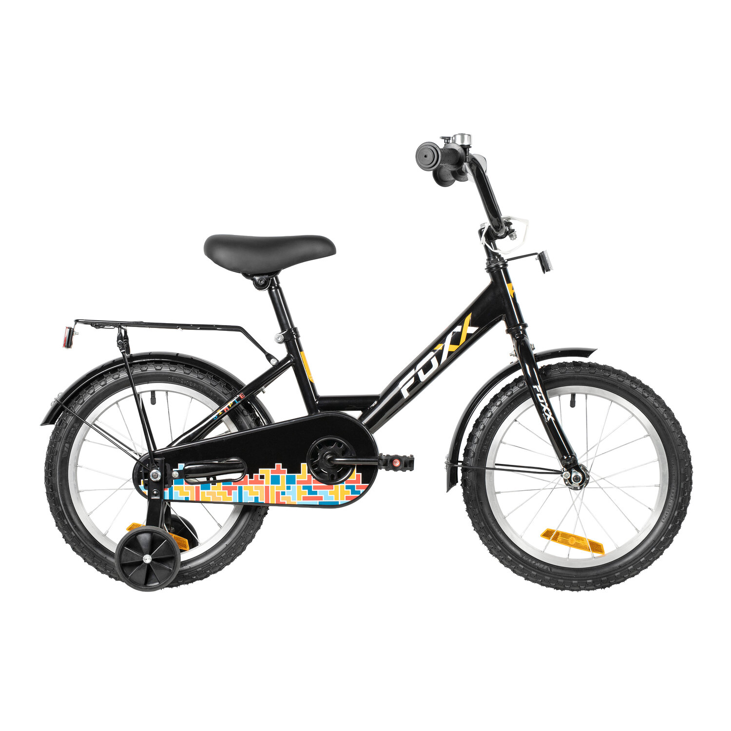 Детский велосипед Foxx Simple 16, год 2026, цвет Черный