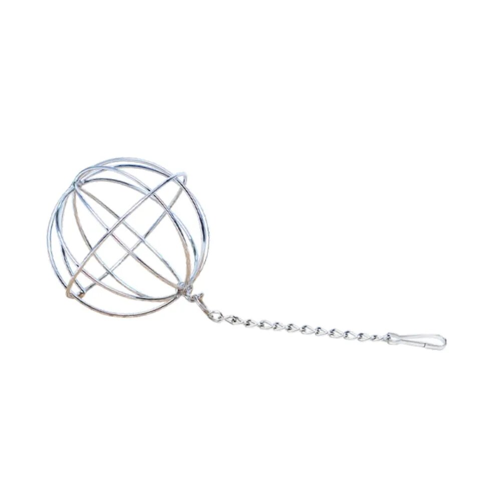 Кормушка-шар 8 см из нержавейки