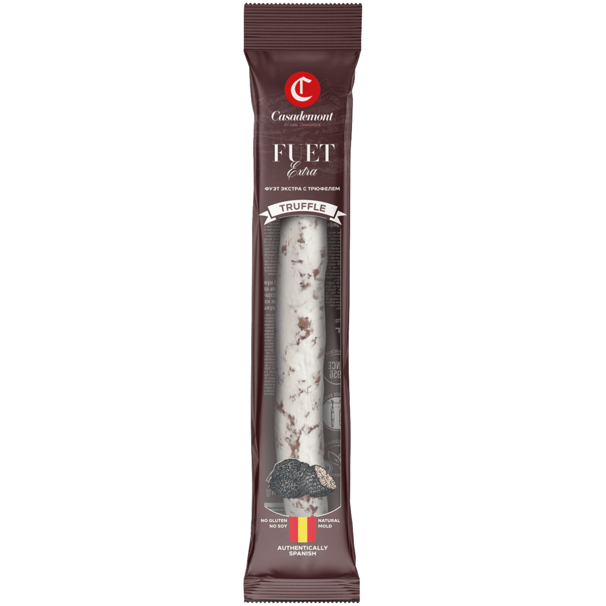 Колбаса Casademont Fuet Extra с трюфелем сыровяленая 110 г