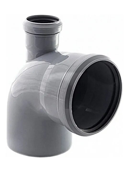 Отвод канализационный Ostendorf комбинир. с доп. входом сверху 110*90гр./50
