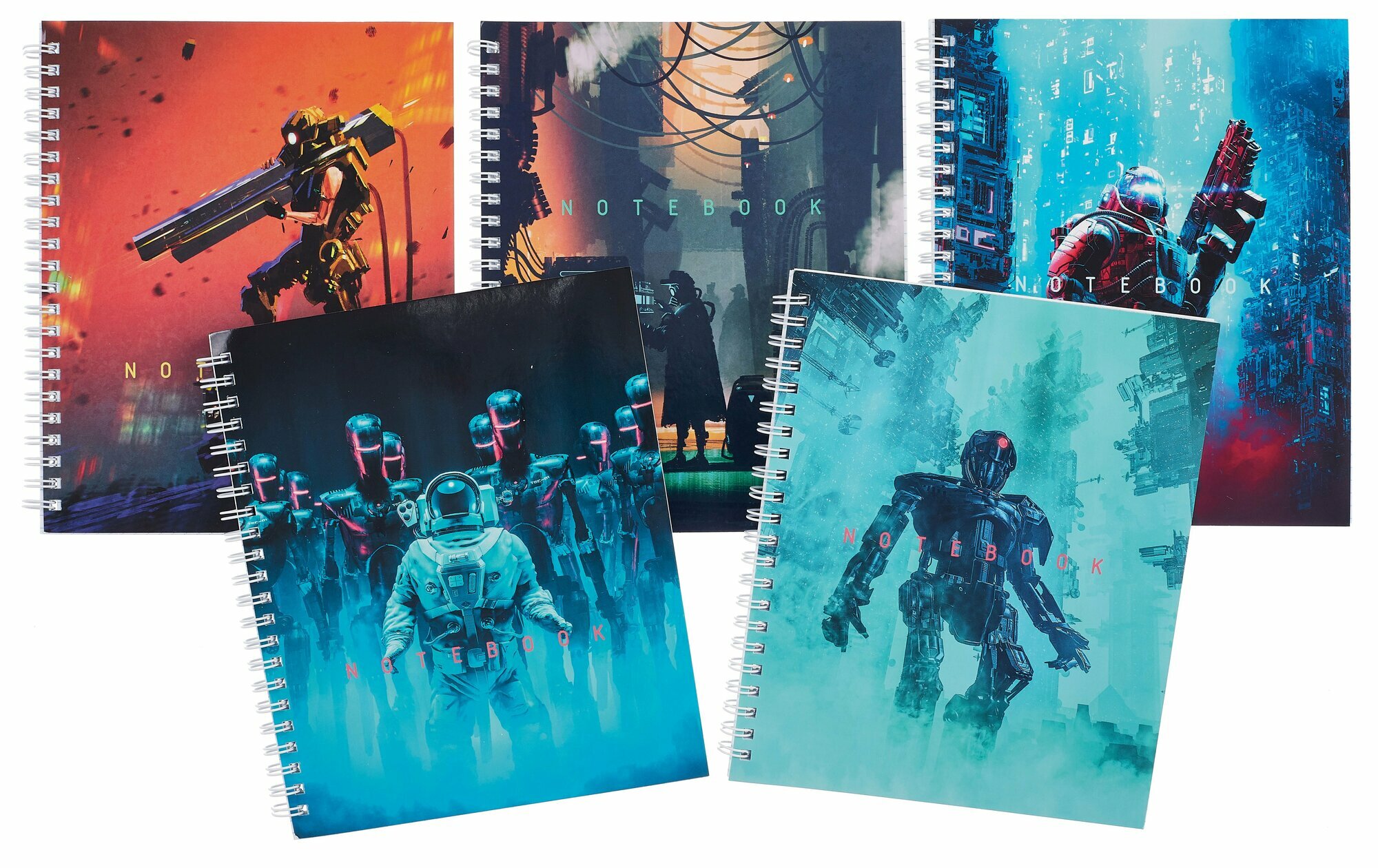 Тетрадь 80л кл. "Survivors" мел. картон, глянц. ламинация, ассорти