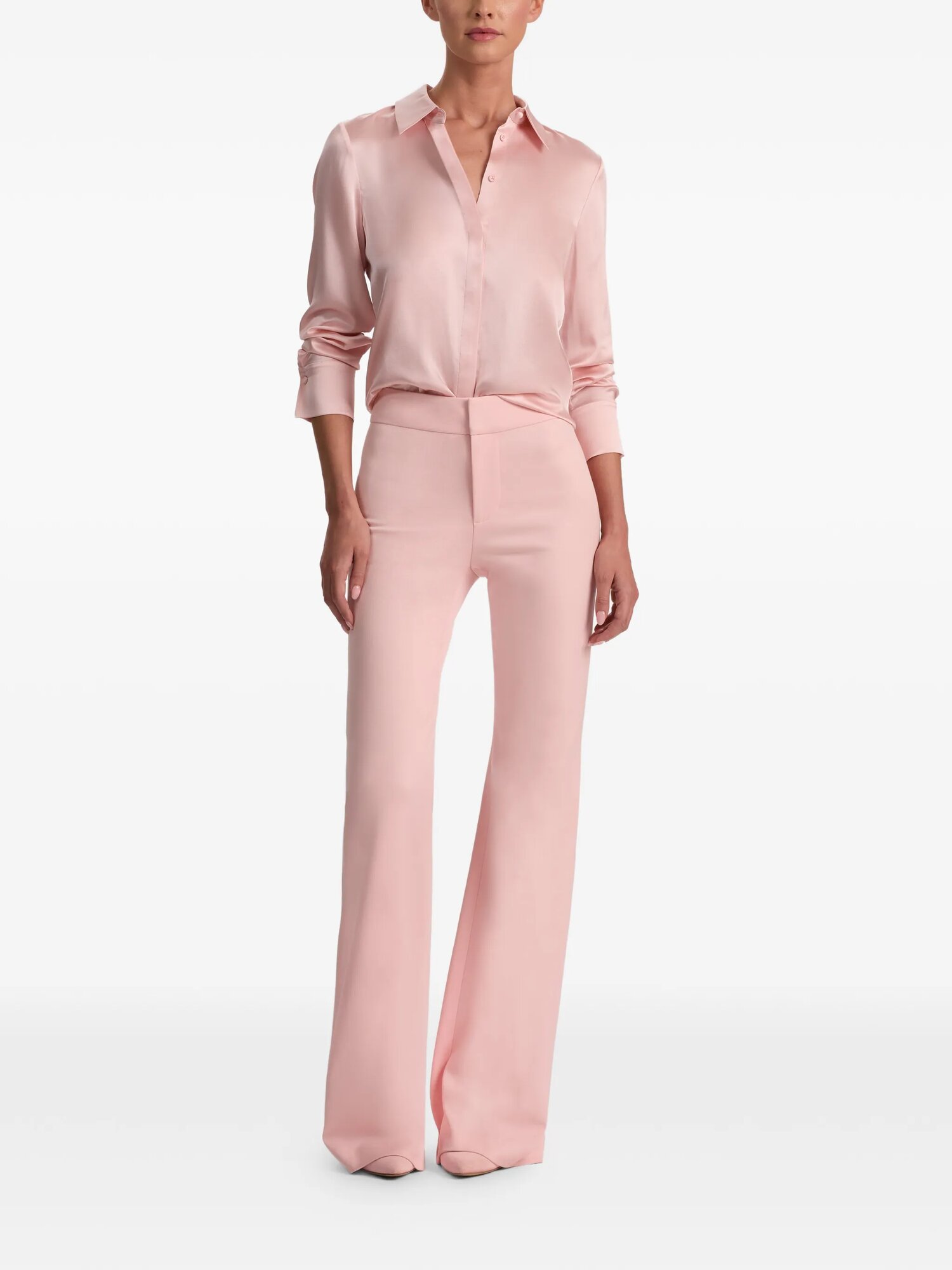 Брюки Alice+Olivia bootcut Andrew, размер 4, pink — фото 1