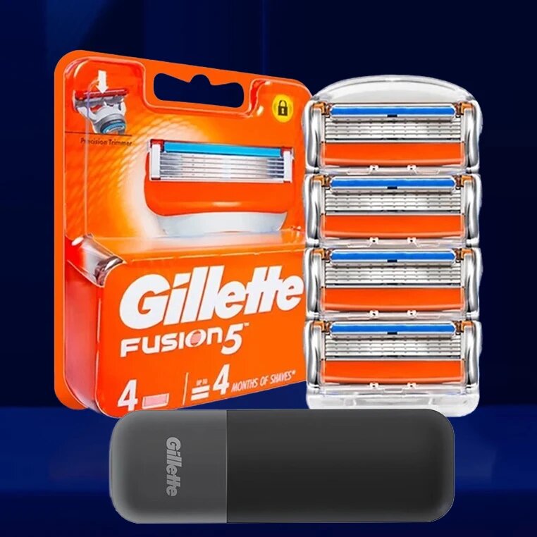 Лезвия для бритвы Gillette Fusion 5 4pcs Box