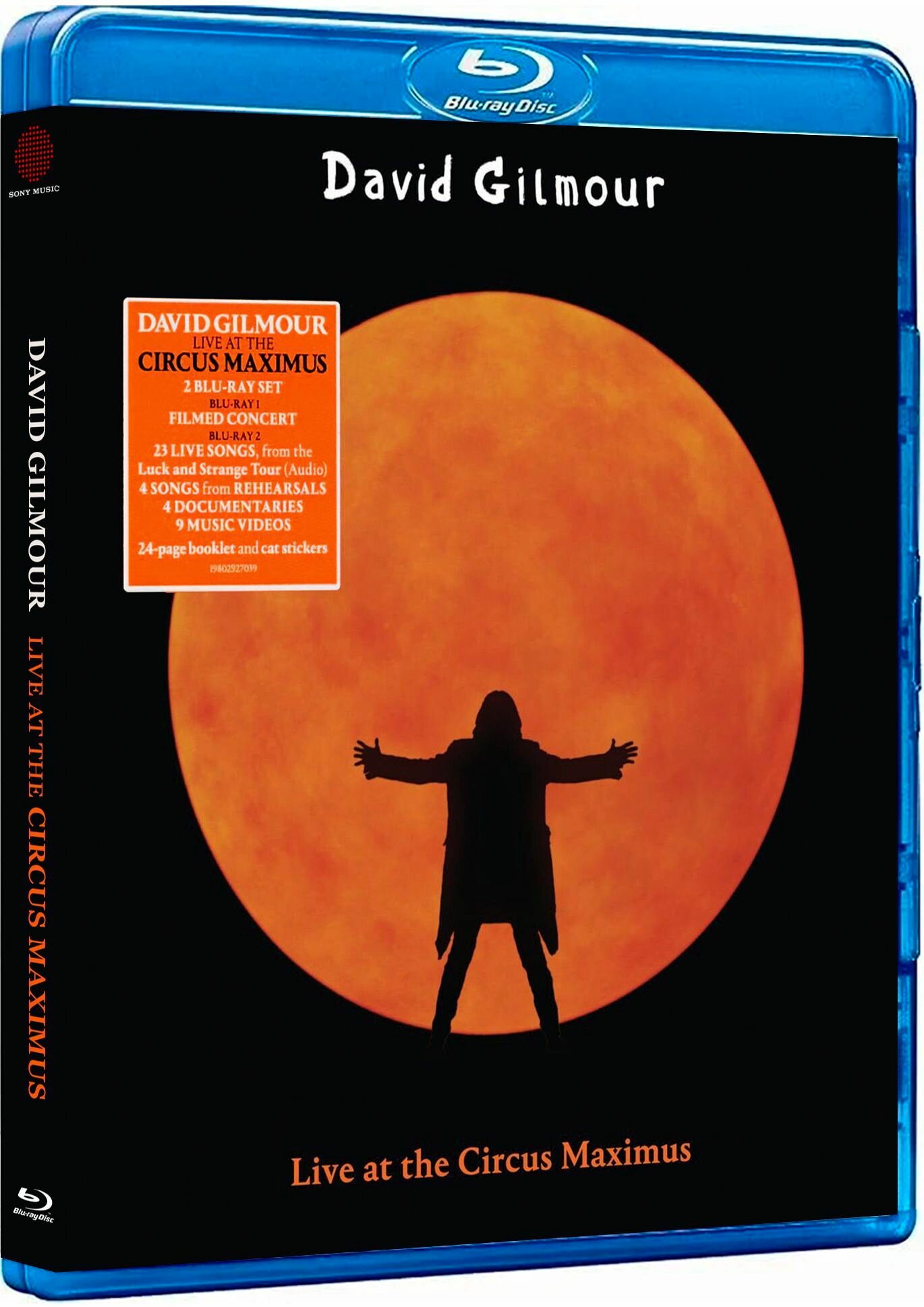 David Gilmour - Live at the Circus Maximus (2025, на 2х дисках. Blu-ray) - фильм-концерт