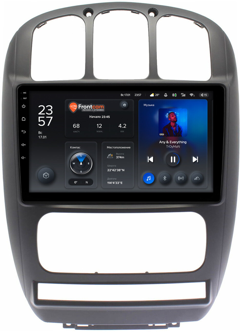 Штатная магнитола Chrysler Grand Voyager 4, Voyager 4 2000-2008 Teyes X1 4G 2/32 10" RM-10-1142 Android 10 (4G-SIM, DSP)