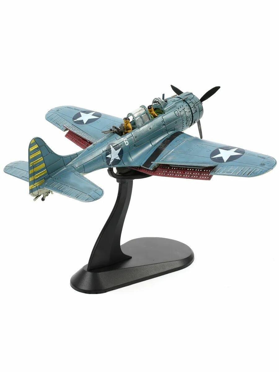 СувенирБомбардировщик SBD-2 Dauntless 1/72, металл, вмвдетализированная