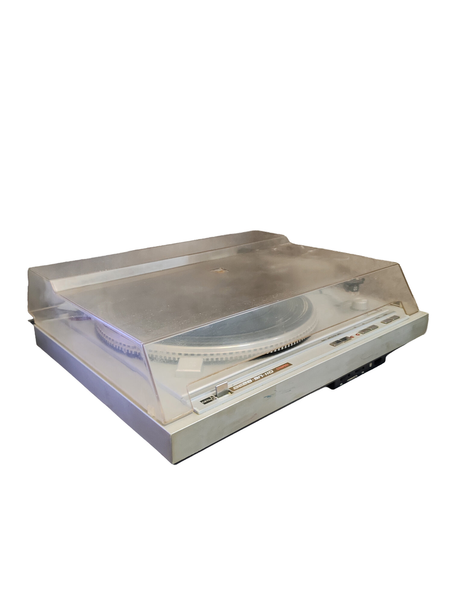 Виниловый стереопроигрыватель Вега ЭП-110, СССР 1989 г. Работоспособность неизвестна.