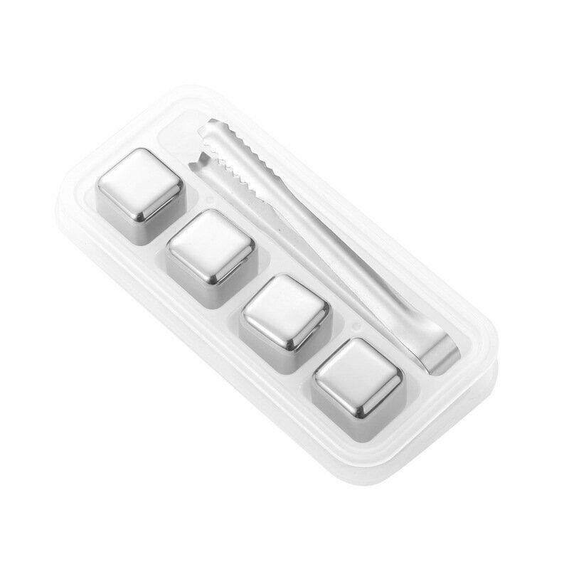 304 из нержавеющей стали кубики льда креативный винный набор быстрозамороженный ледяной металлический кубик льда