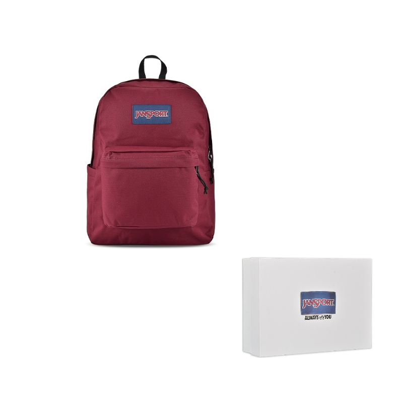 Полиэстеровый рюкзак унисекс JanSport 5588473, цвет темно-бордовый