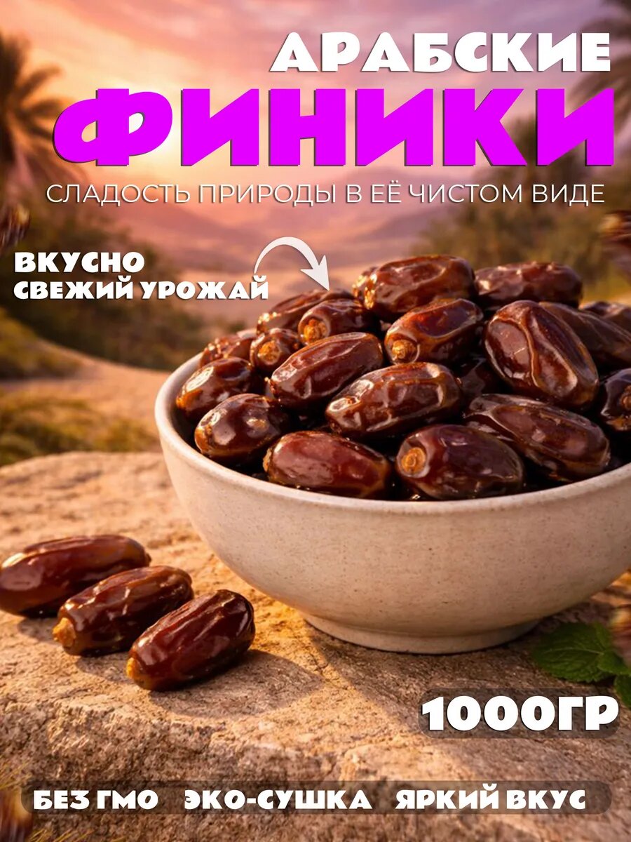 Финики арабские премиум 1 кг