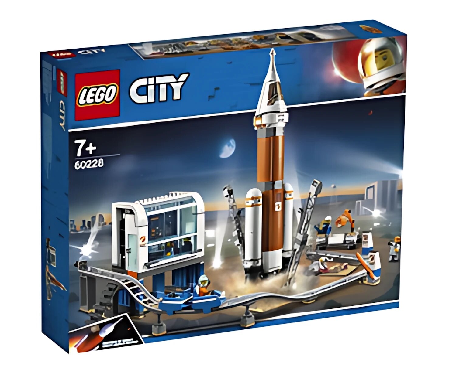 Конструктор LEGO City 60228 Ракета для запуска в далекий космос и пульт управления запуском