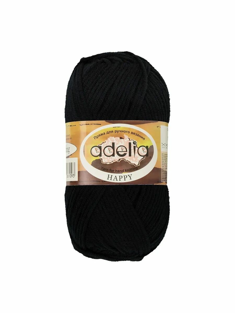 Пряжа ADELIA "HAPPY" 100% акрил (1 шт, 50 г, 128 м, цвет: №02)