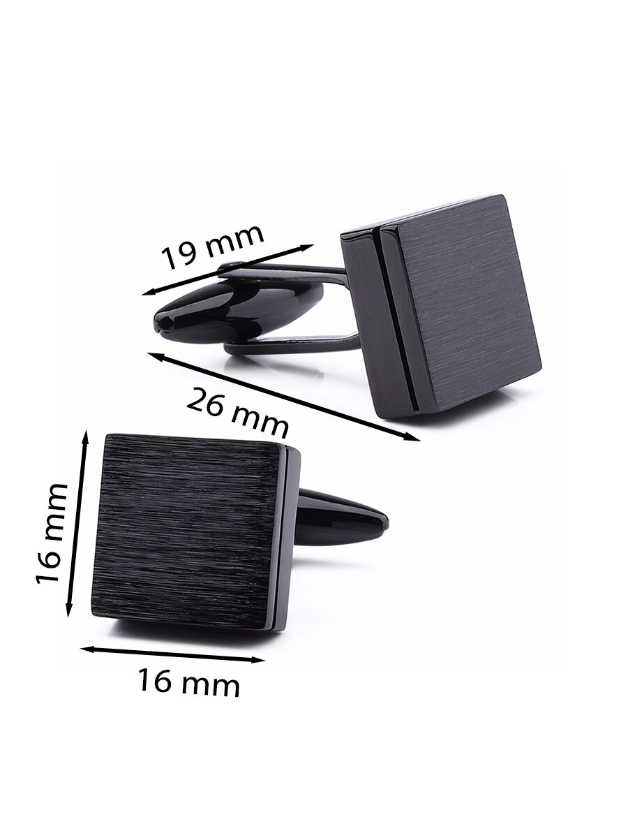 Запонки , черный — фото 1