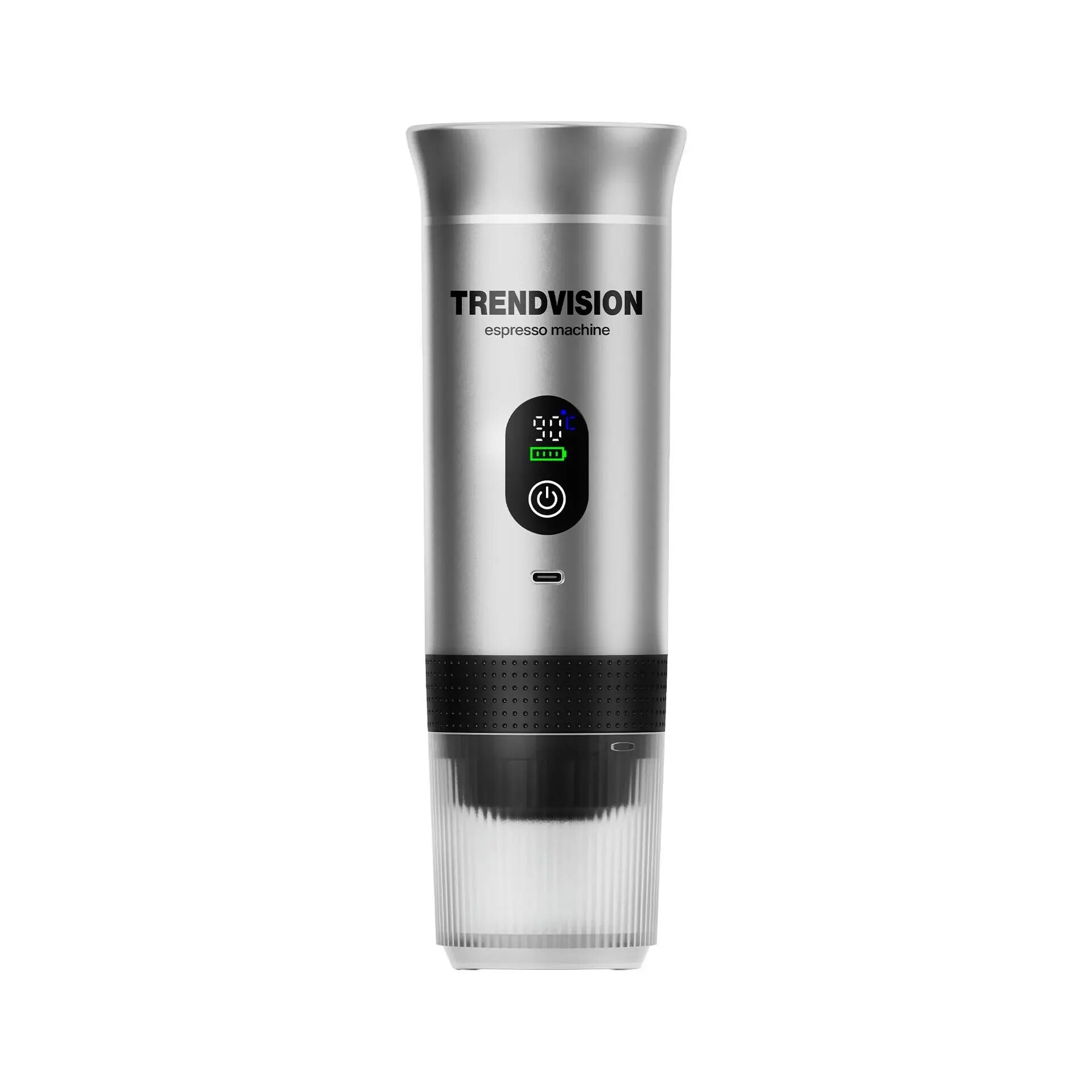 Портативная эспрессо-машина TrendVision Travel Coffee Maker (TCM-240h) (Grey) серый