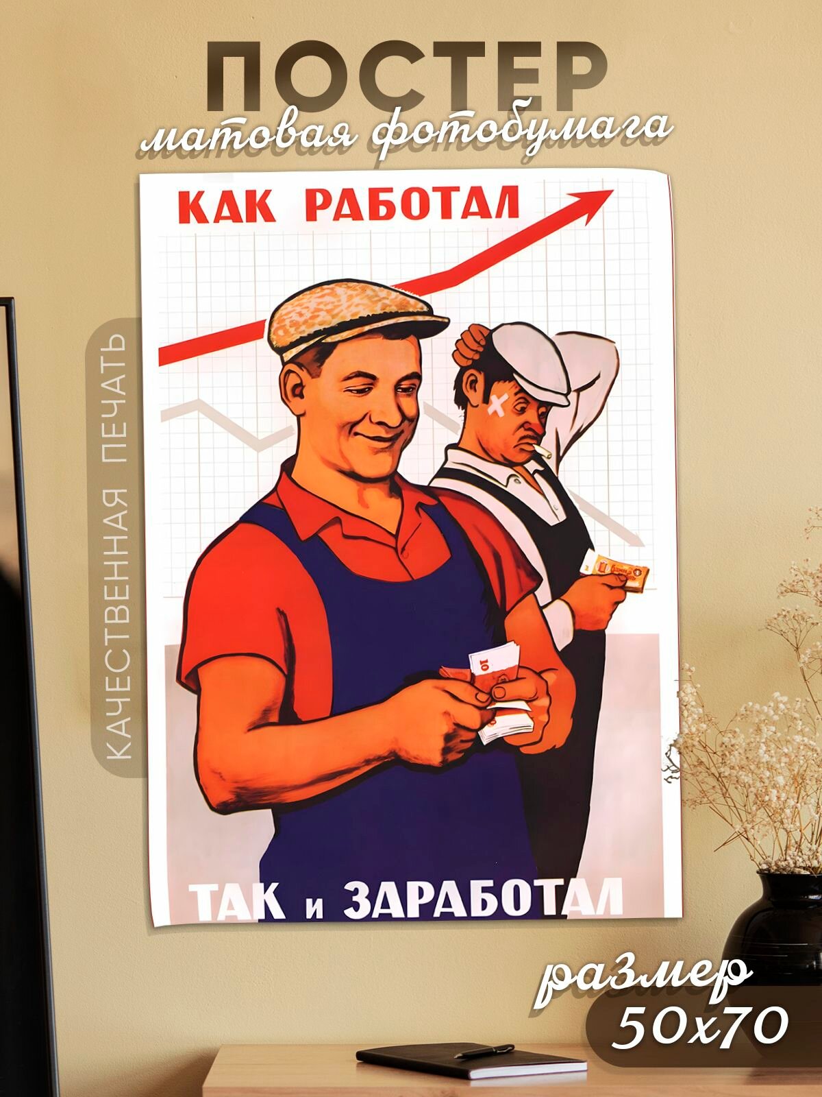 Постер Советские плакаты (16) 50х70