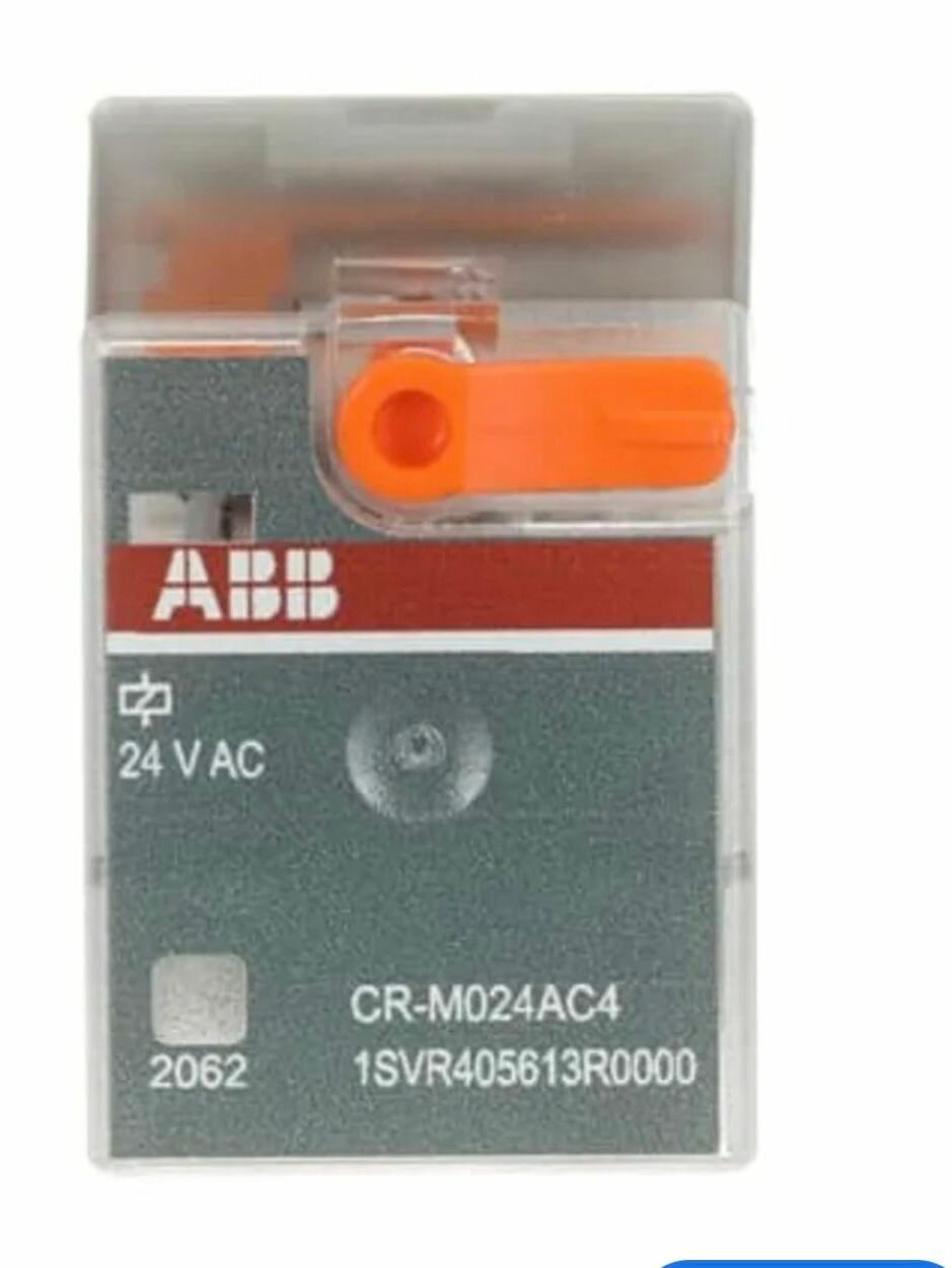 1SVR405613R0000 Реле CR-M24AC4 24B AC 4ПК (6A) ABB