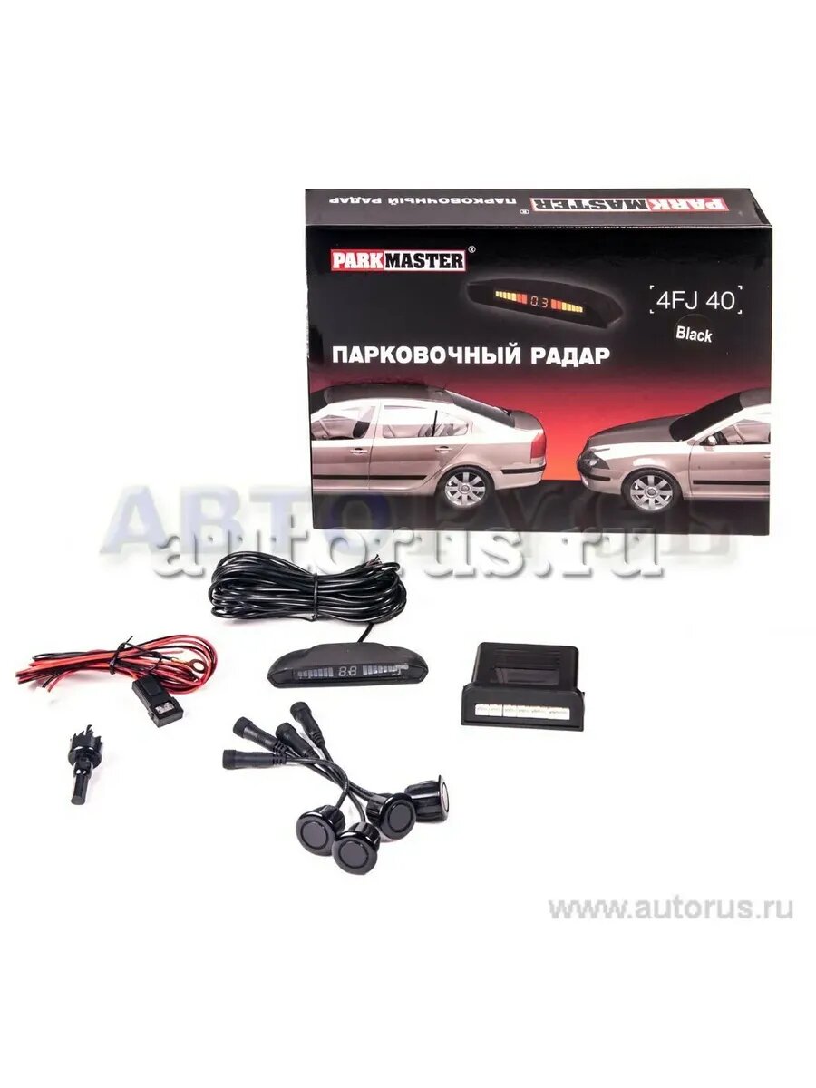 Парковочный радар 4-FJ-40 BLACK, 4 датчика