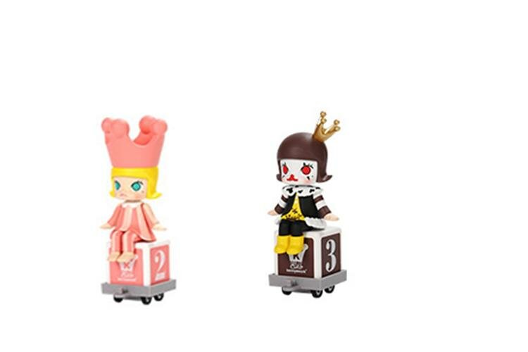 POP MART Молли Весёлый Поезд Мистические боксы унисекс, Confirmed-Princess Pink+Chocolates Killer (Open)