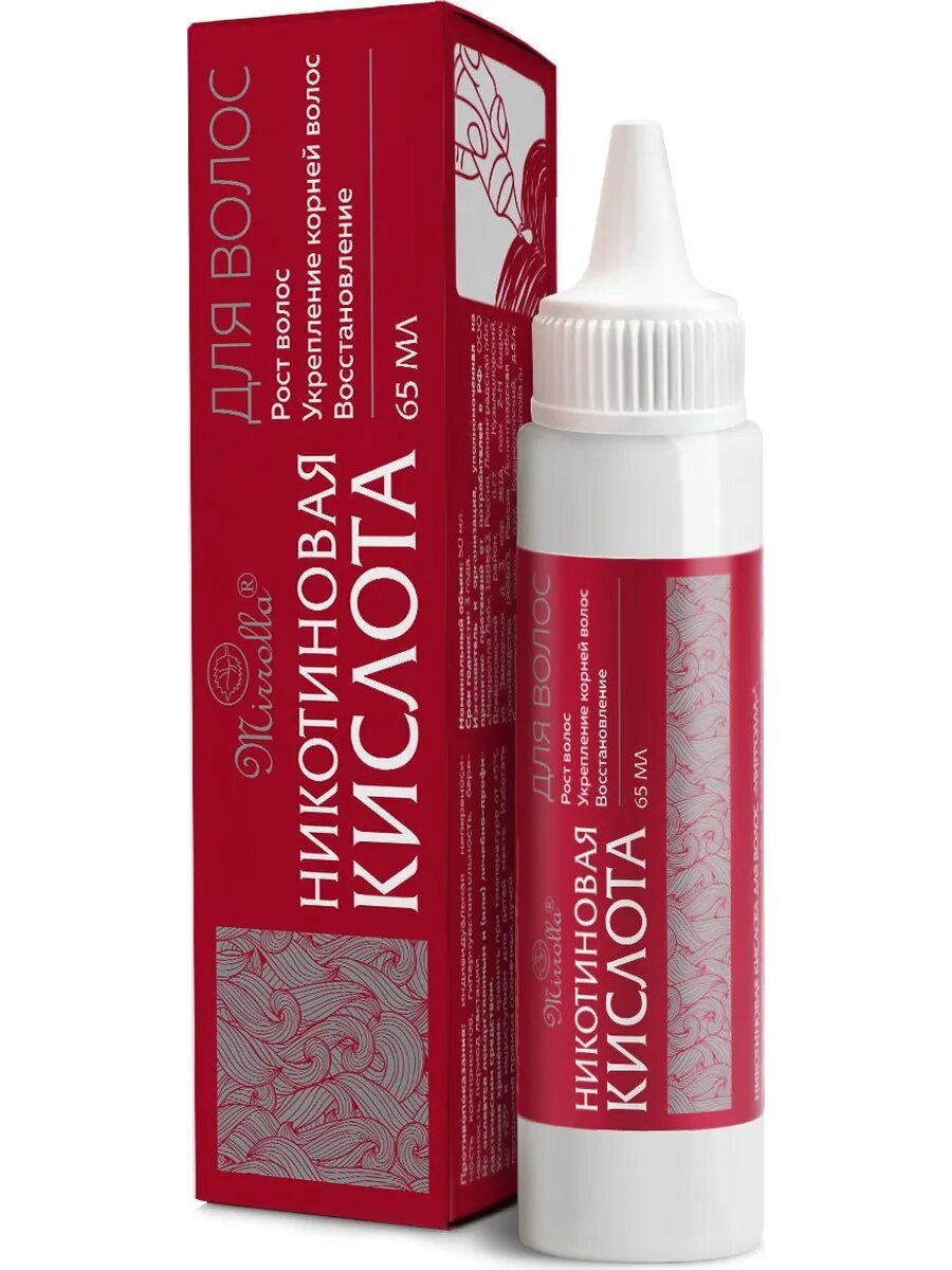 Mirrolla Никотиновая кислота для волос, раствор для местного