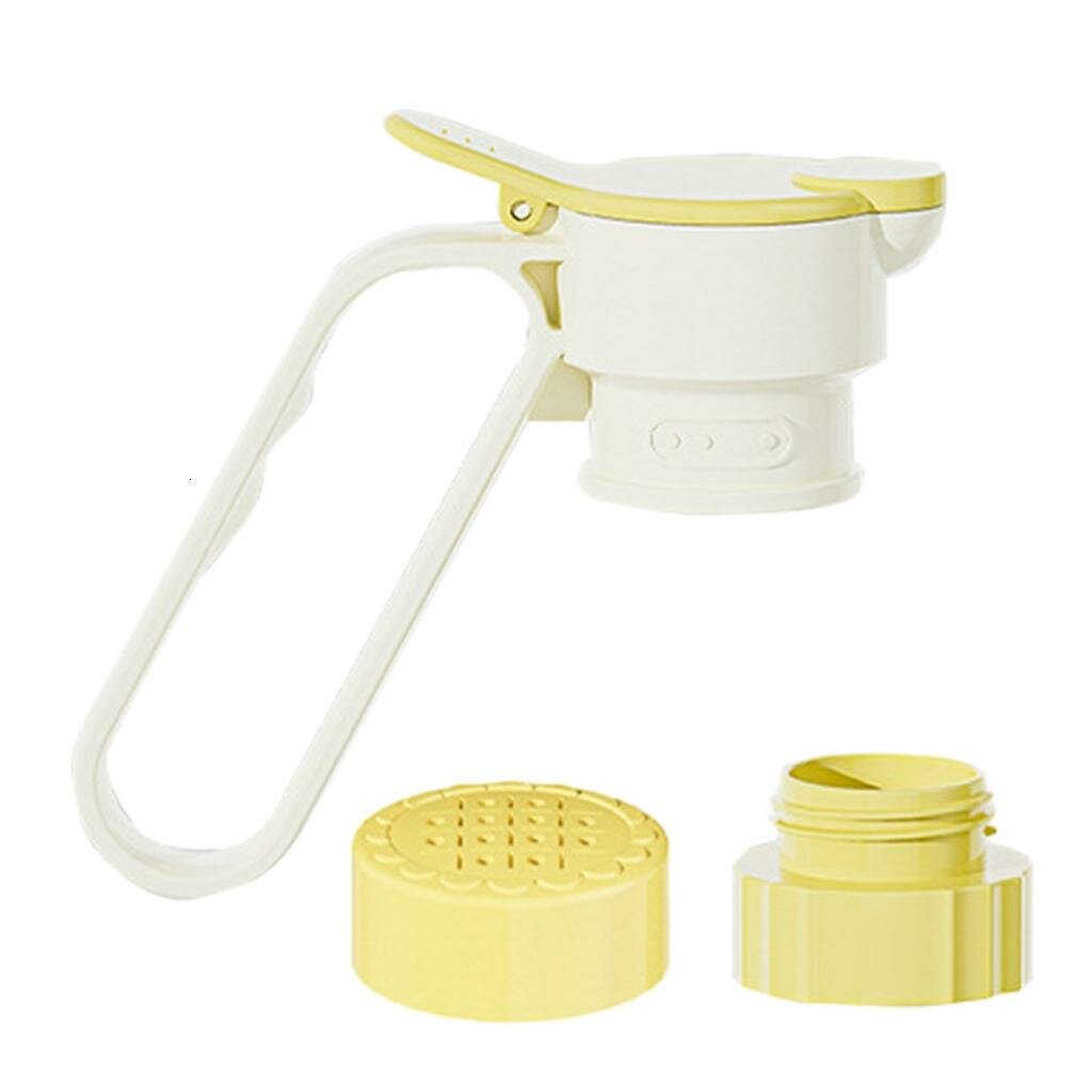 Фильтр-воронка для бутылок с адаптером и пробкой, Желтый