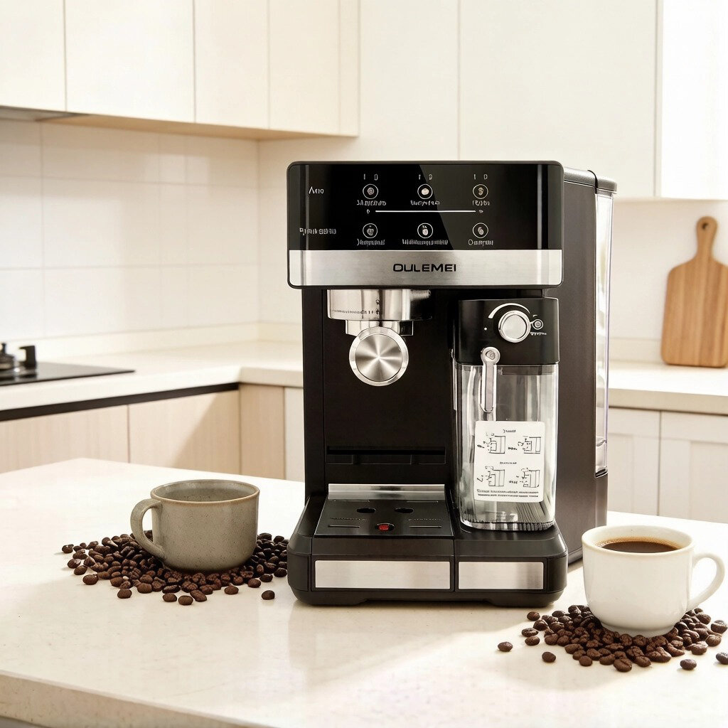 Кофемашина , с капучинатором, сенсорное управление