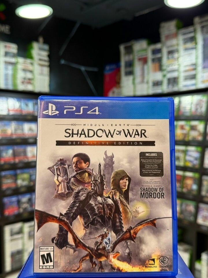 Игра Тени Мордора: Средиземье Definitive Editon PS4 (Box)
