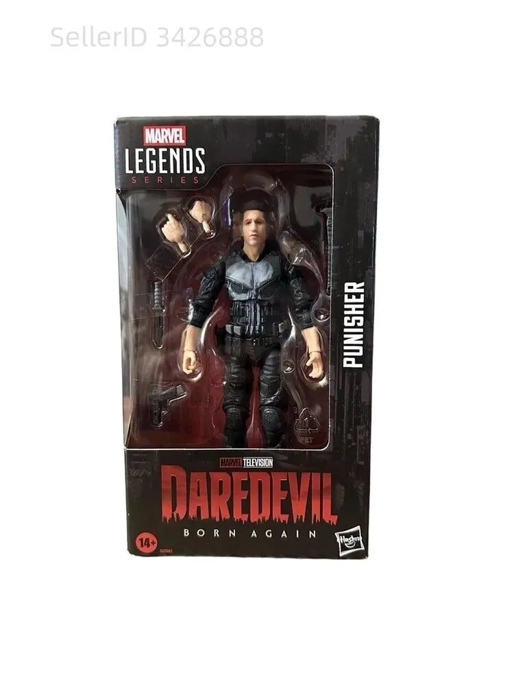 Фигурки Marvel Legends Daredevil Series Action Figures Born Again Daredevil And Punisher-16cm