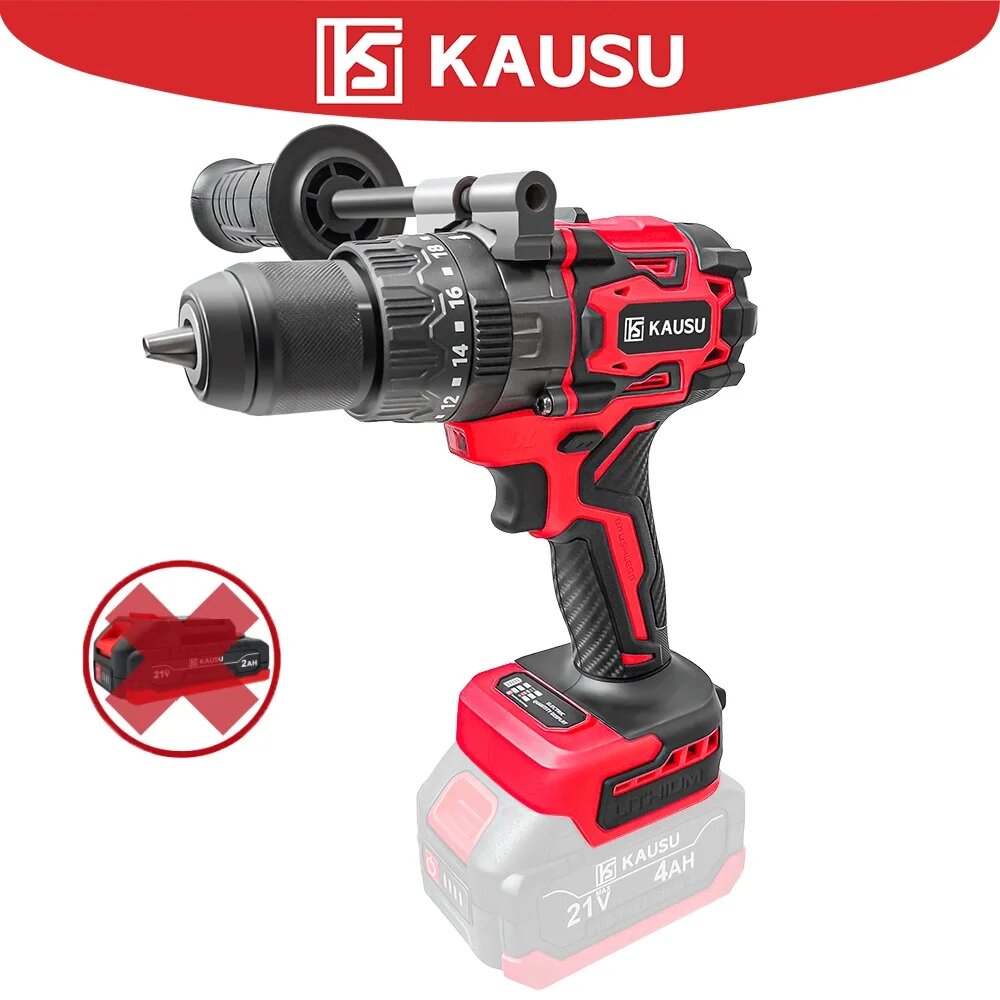 Бесщеточная ударная дрель Makita 13 мм, 2 скорости