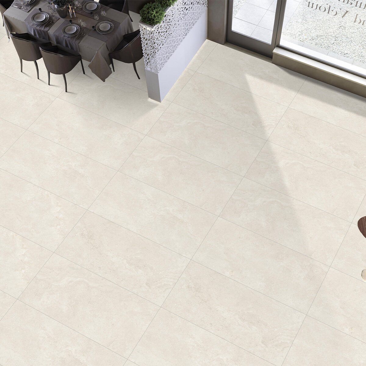 Керамогранит Neodom Kronos Crema Matt Carving 60x120 N130001 под камень матовая Износостойкая, Морозостойкая, морозостойкая