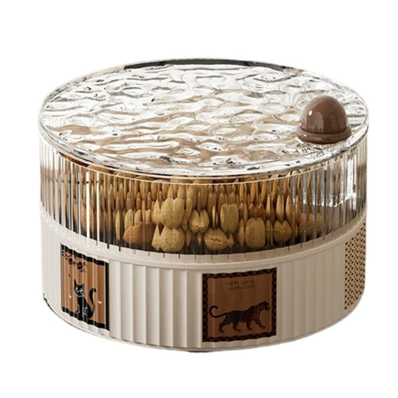 Пластиковый многоярусный контейнер для закусок, Крем второго слоя c