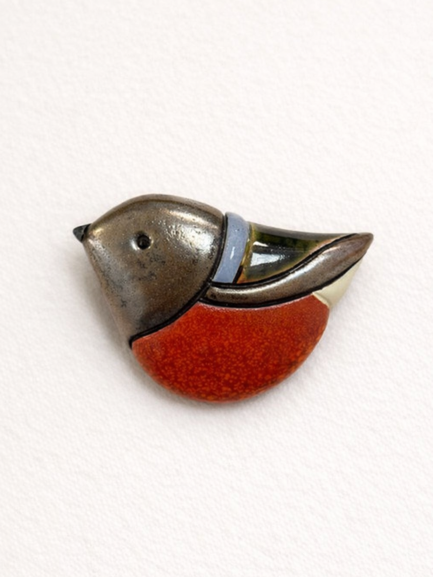 Брошь, керамика