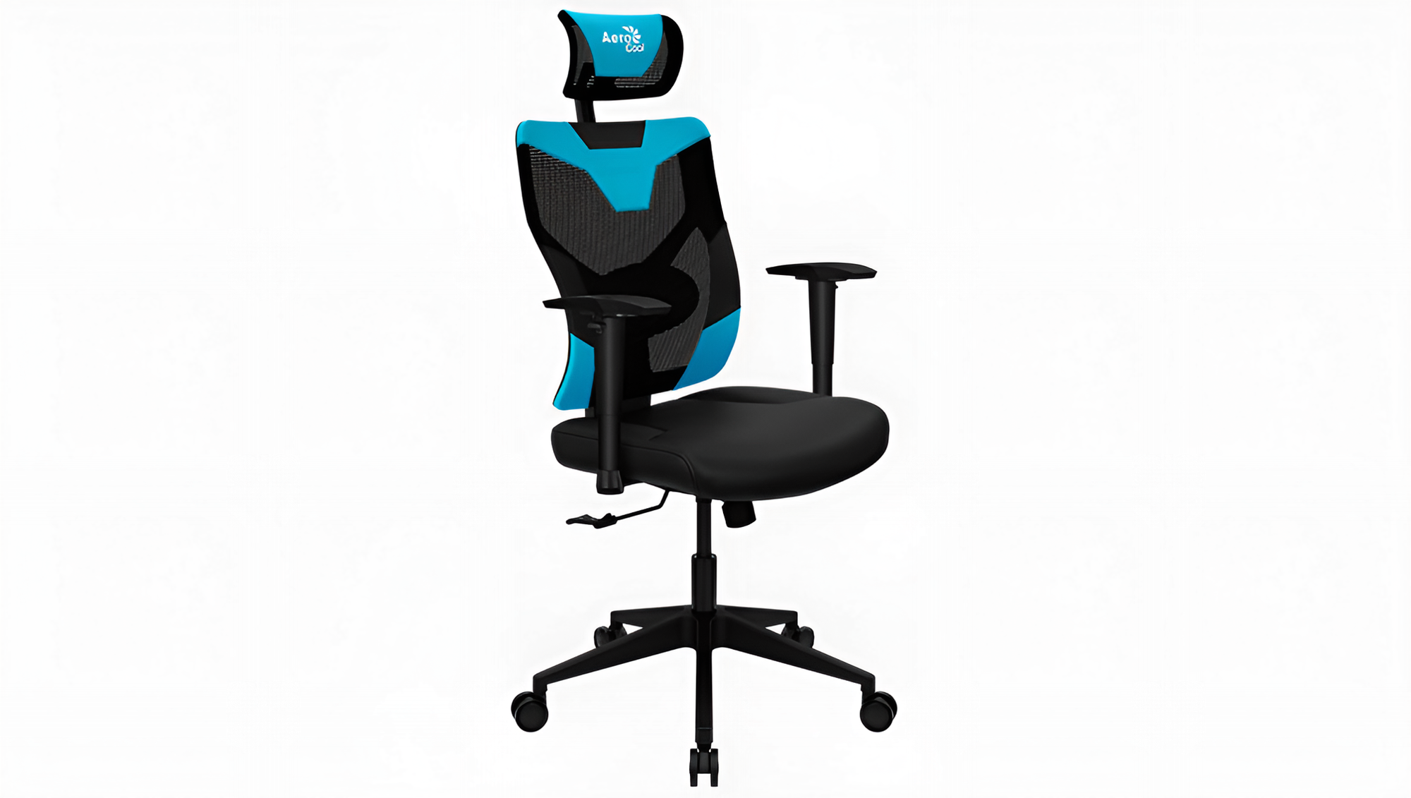 Компьютерное Игровое Кресло Aerocool GUARDIAN Ice Blue, регулируемая опора поясницы