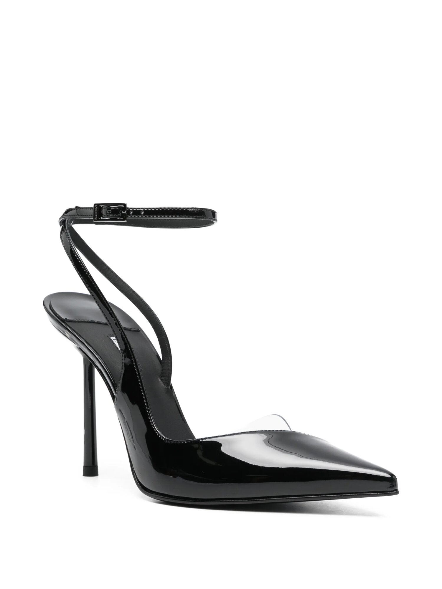 Туфли Le Silla Ankle-strap pointed-toe pumps, размер 38.5, black/black — фото 1