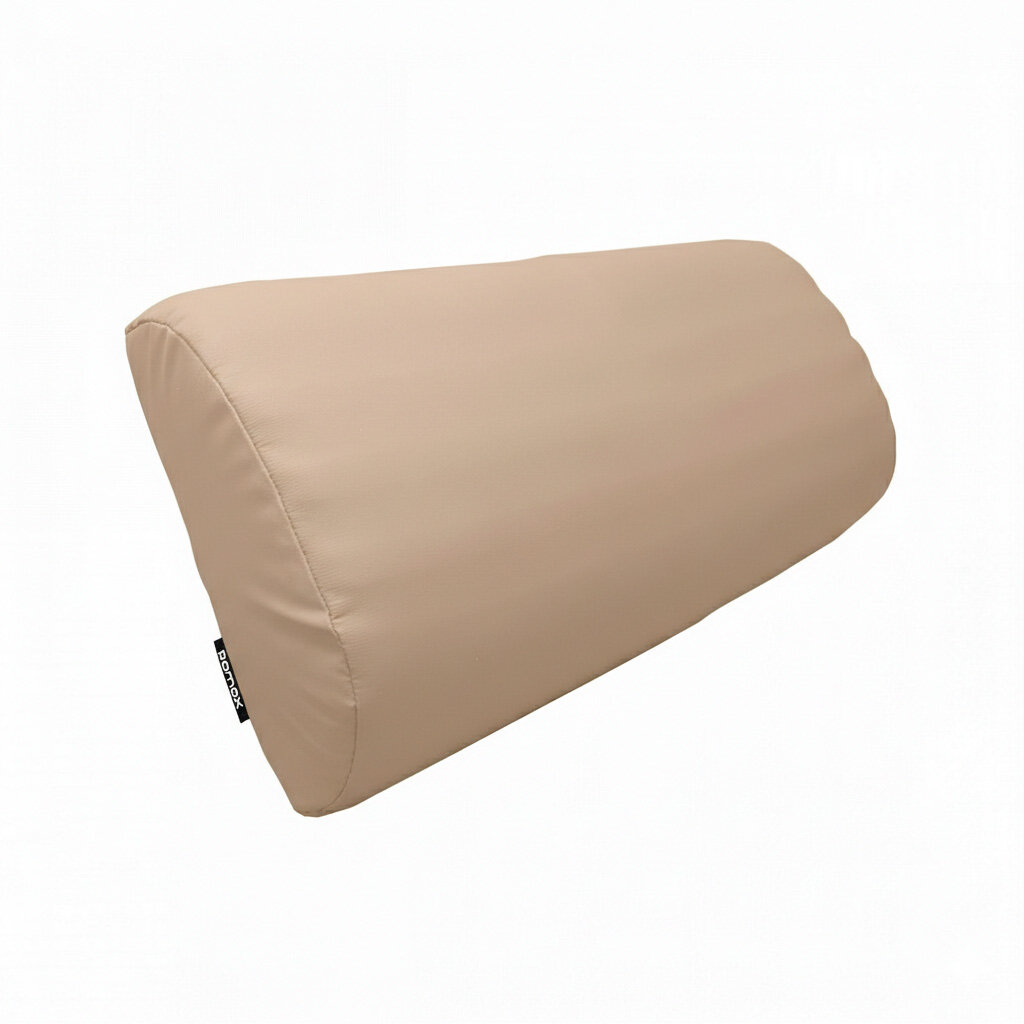 ROMAX ортопедический поясничный валик для стоматологического кресла бежевый (эффект памяти Memory Foam, мембранная ткань)