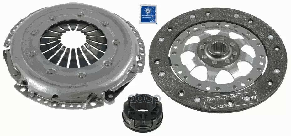 Комплект сцепления AUDI: A4 95-00 , A4 00-04 , A4 04-, A4 Avant 95-01 , A4 Avant 01-04 , A4 Avant 04- VW: PASSAT 96-00 , PASS.