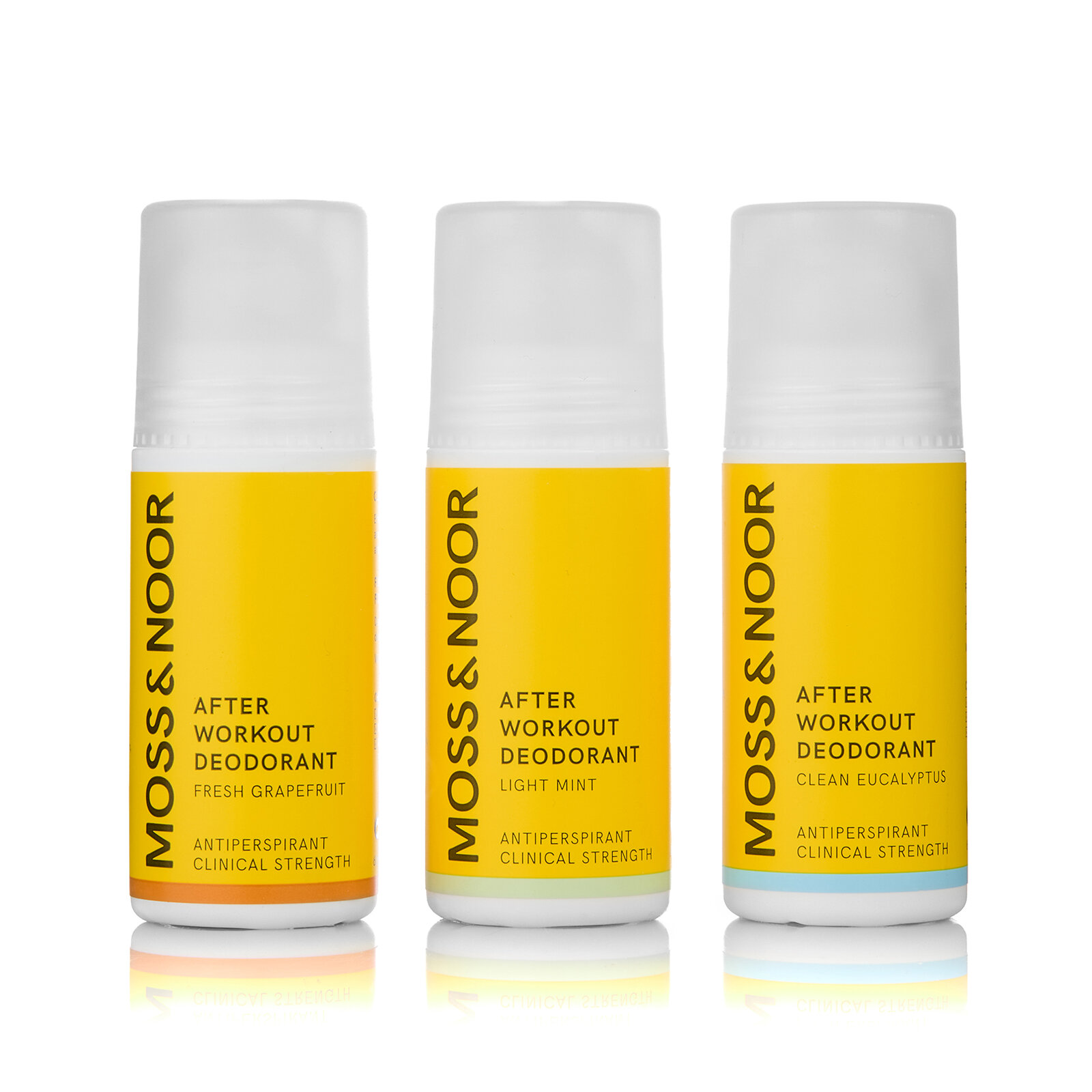 Набор дезодорантов MOSS&NOOR After Workout Deodorant, для всех типов кожи