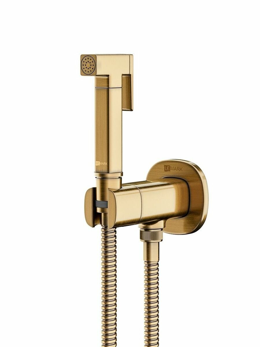 Смеситель Lemark Solo LM7172B с гигиеническим душем, встраиваемый