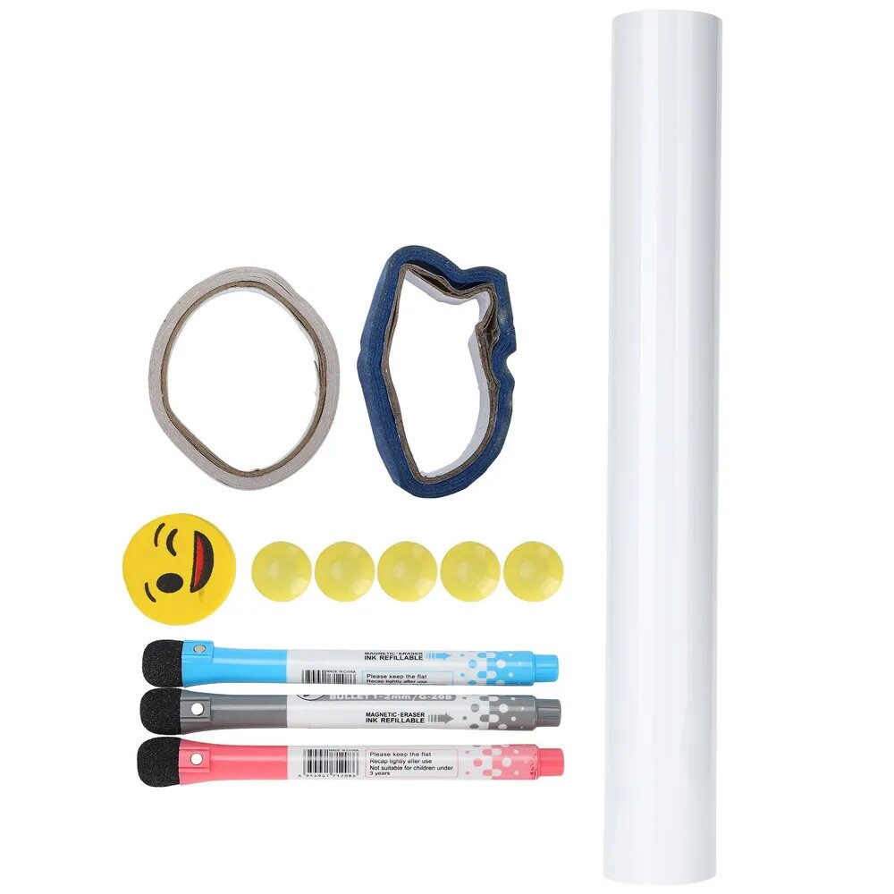 Магнитные наклейки на стену, стираемая доска для рисования, набор маркеров, детское творчество