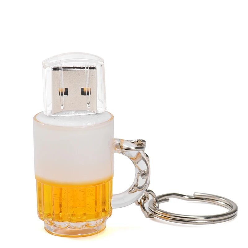USB-флешка JASTER в форме пивной кружки 128 ГБ 8 ГБ