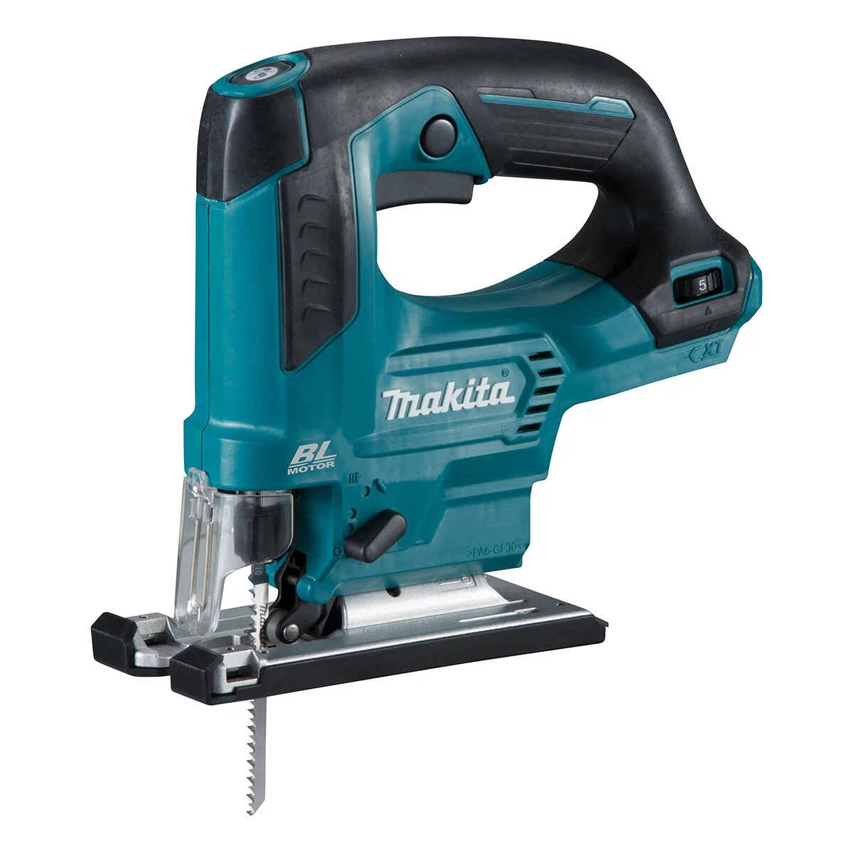 Аккумуляторный лобзик Makita JV103DZ бирюзовый/черный без АКБ, без ЗУ, с D-образной рукояткой ,10.8V, Li-Ion