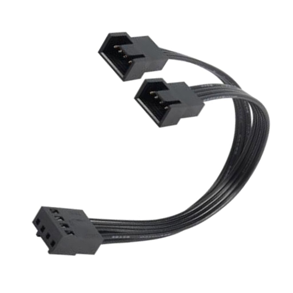 4Pin PWM Fan Splitter Cable for PC Motherboard, 1 to 2 Split Adapter, 10cm