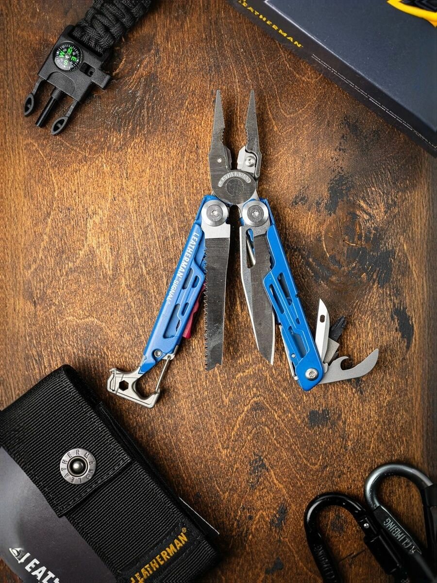Мультитул Leatherman Signal Cobalt, 19 инструментов 832741