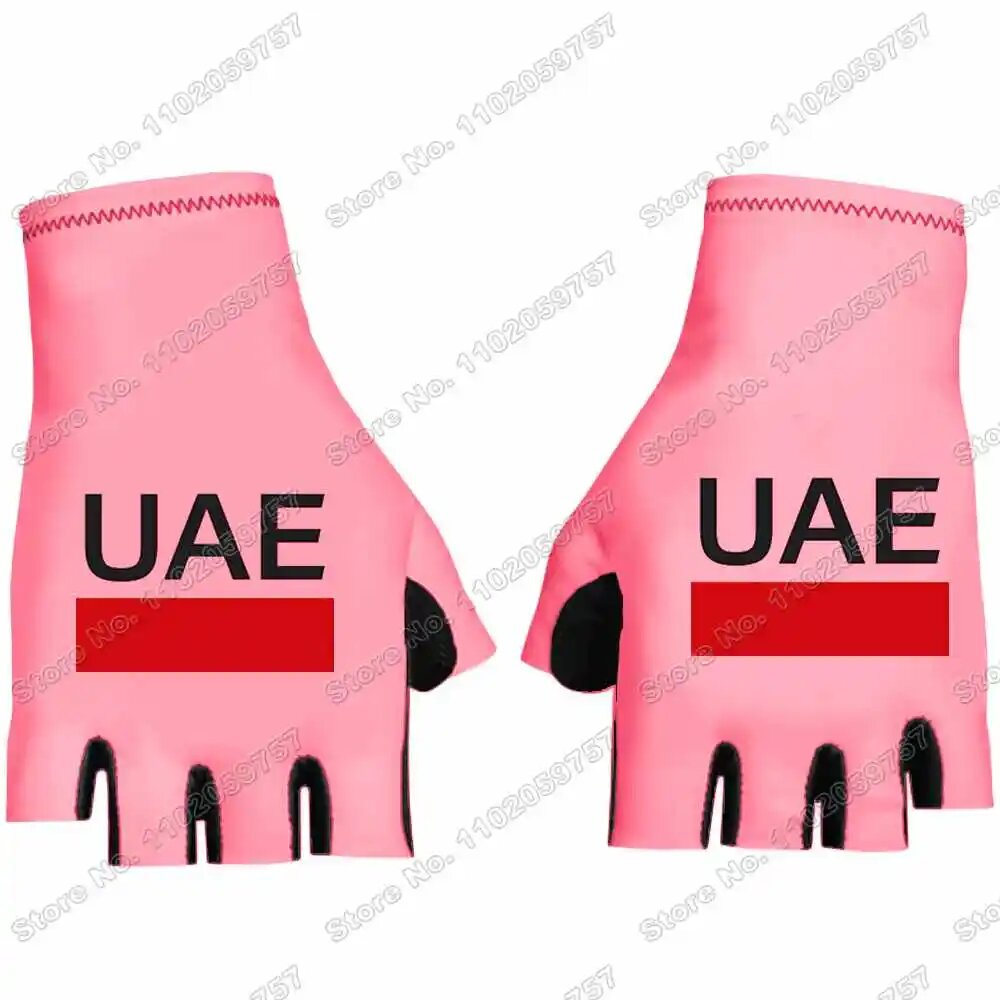 Велосипедные перчатки UAE розовые, размер L, цвет 3
