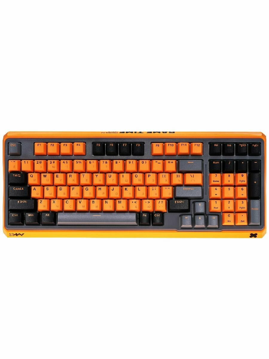 Клавиатура Rapoo ESK750-98, механическая, 98 клавиш, USB, подсветка, игровая